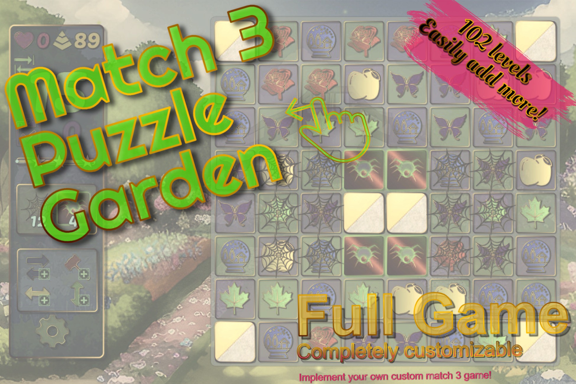 Match 3 Puzzle Garden | Systems | Unity Asset Store