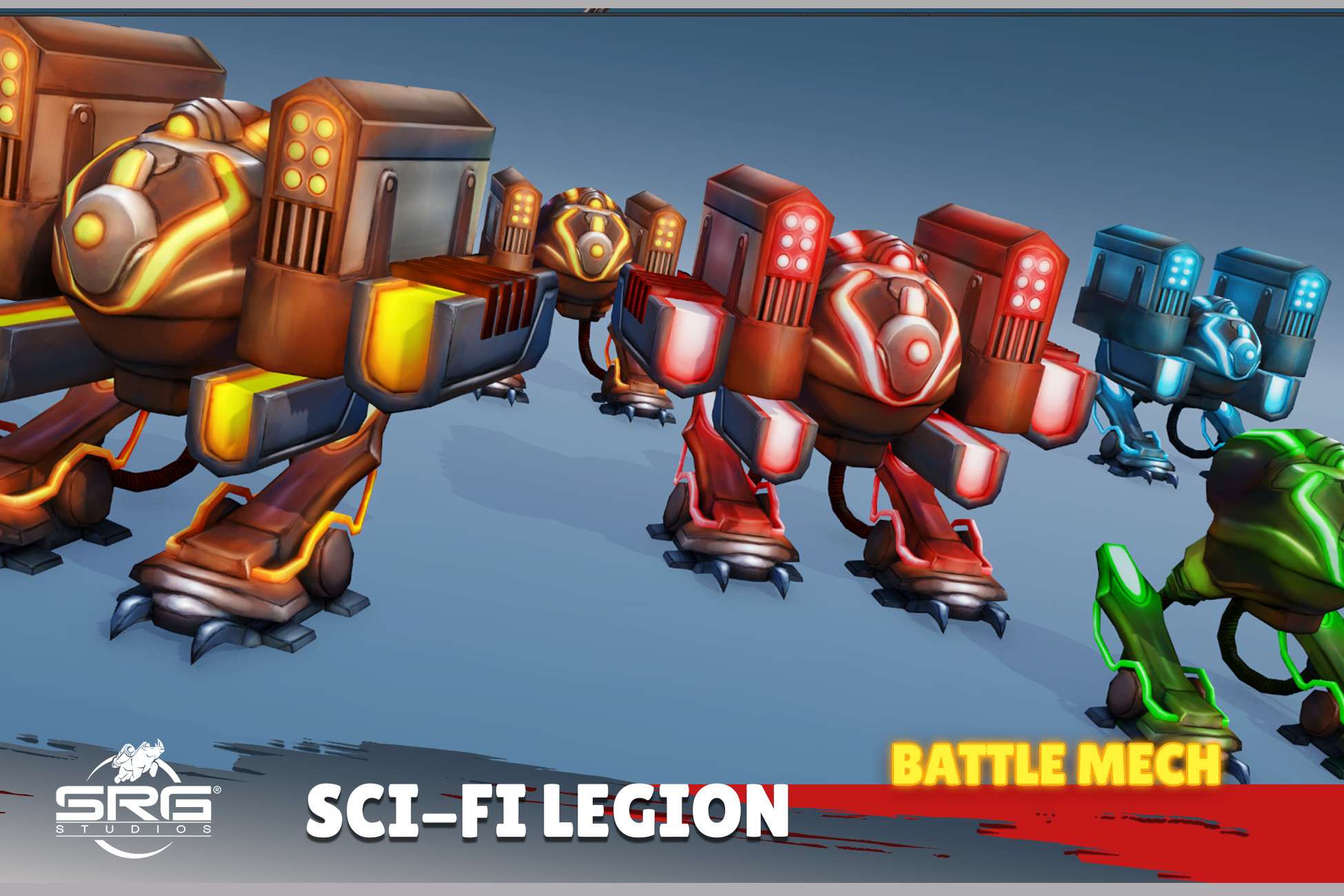 Sci-Fi Legion - Battle Mech | 3D Characters | Unity Asset Store