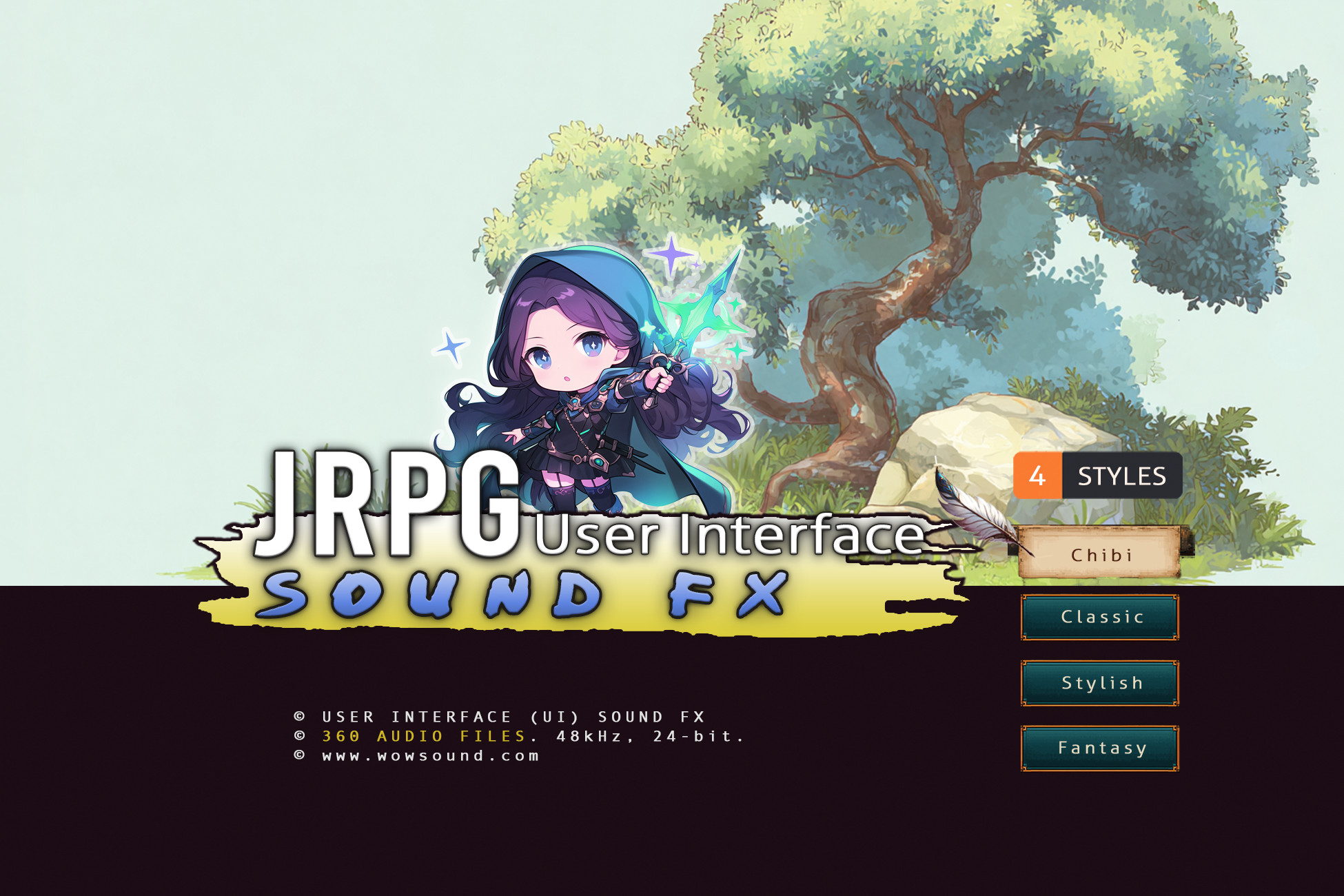 JRPG UI Sound Effects Pack | オーディオ 効果音 | Unity Asset Store