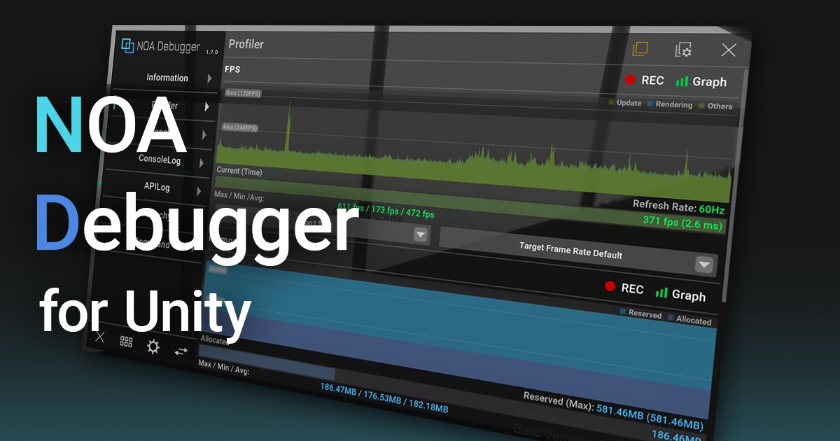 NOA Debugger for Unity | GUI Tools | Unity Asset Store