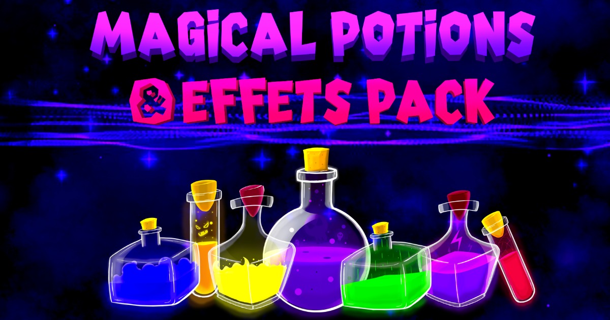 Potions Kit | 2D Icons | Unity Asset Store