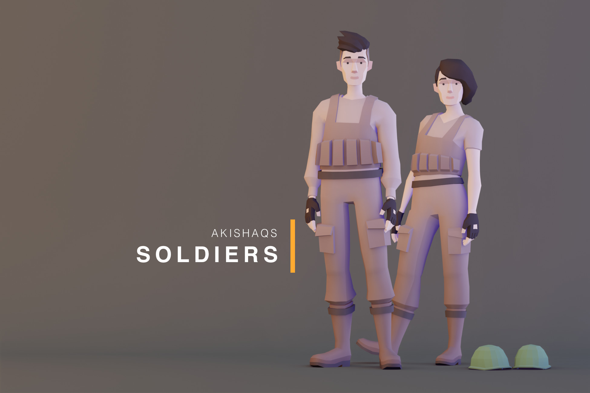 Soldiers | Lowpoly Characters | 角色 | Unity Asset Store