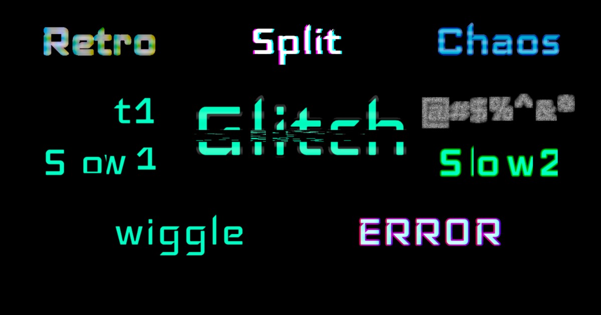 Glitch TMP VFX Pack - TextMeshPro | VFX Shaders | Unity Asset Store