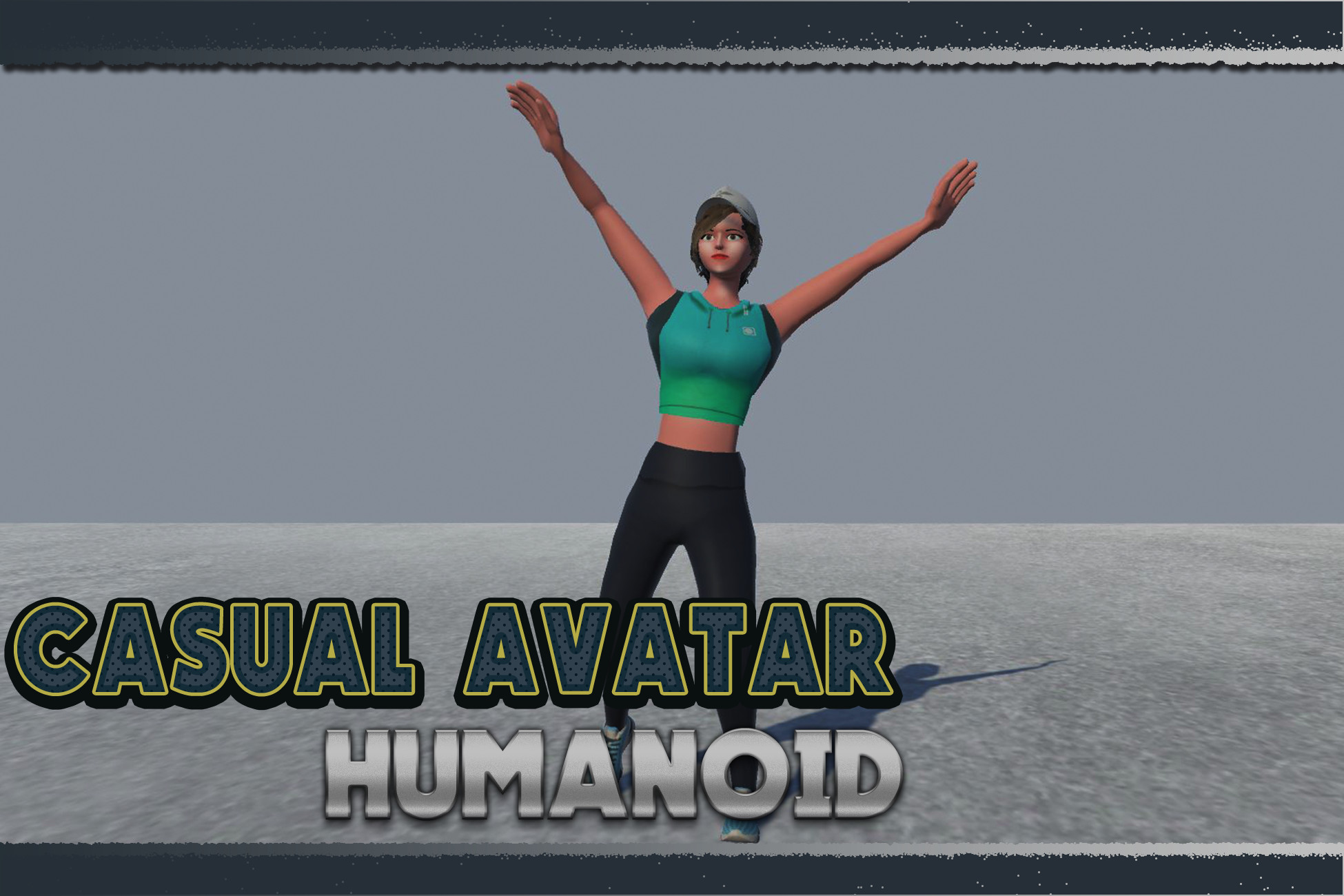 SA Casual Avatar 08 | 3D Humanoids | Unity Asset Store