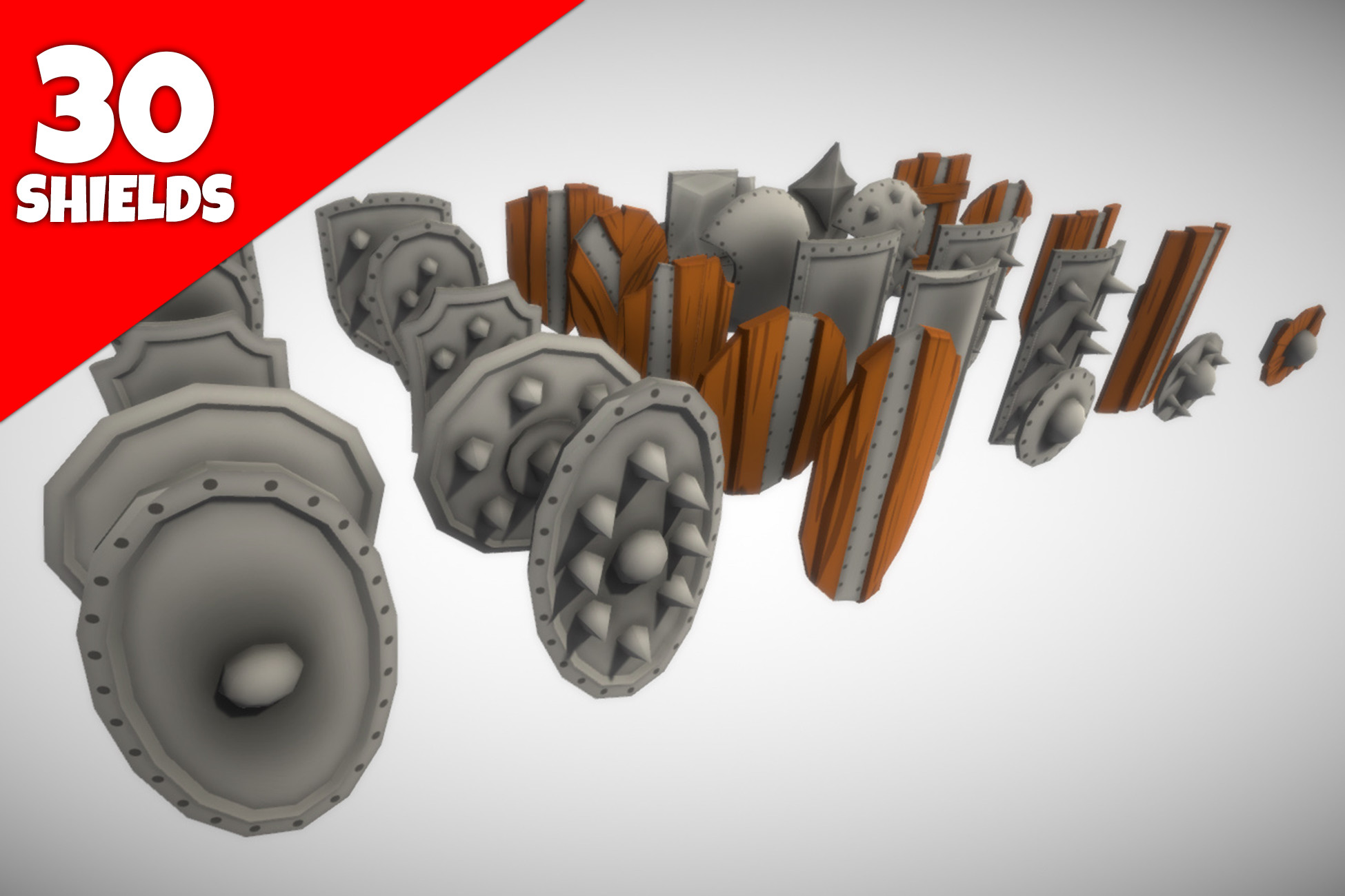 Ultimate Shields Pack | 3D 무기 | Unity Asset Store