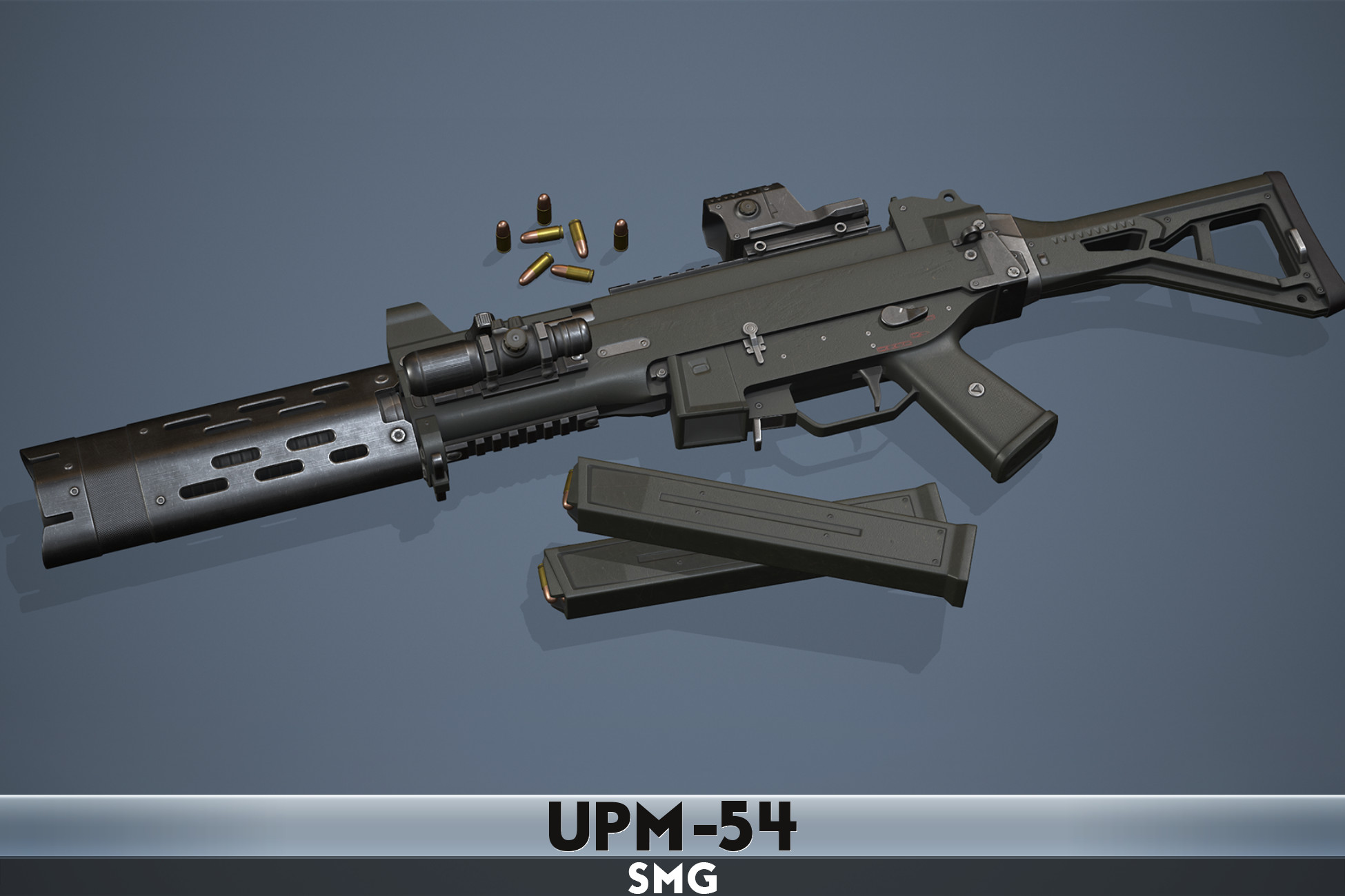 UPM-54 | 3D Weapons | Unity Asset Store