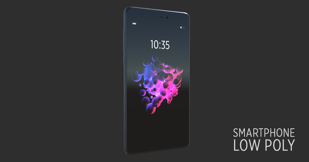 Smartphone Low Poly | 3D Electronics | Unity Asset Store