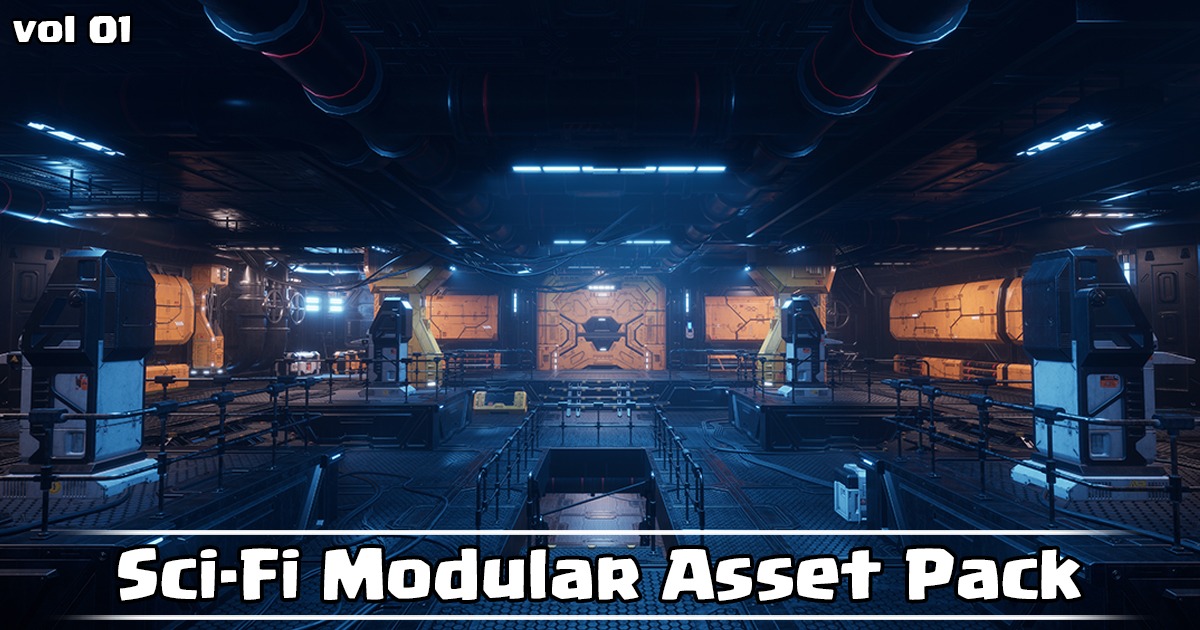 Sci-Fi Modular Assets | 3D Props | Unity Asset Store