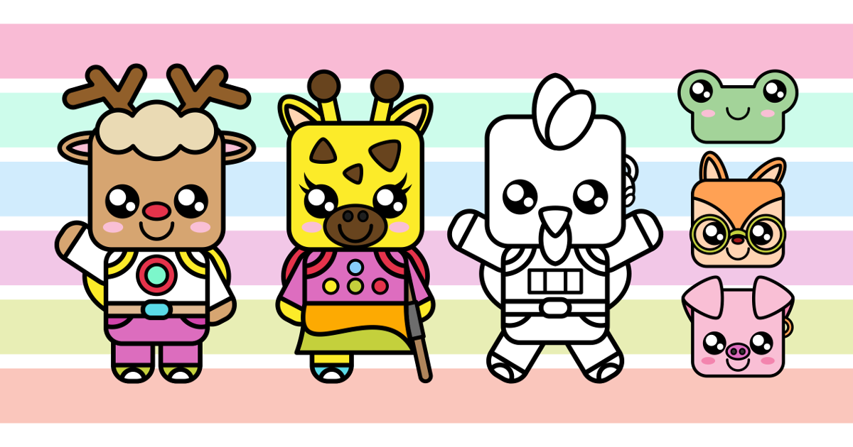 Animals Kids (Assets For Children´s Games) | 2D Characters | Unity ...