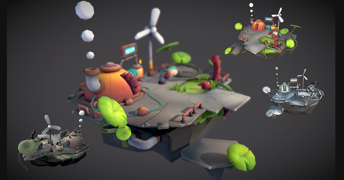 VIASS Island Mechanic | 3D Fantasy | Unity Asset Store