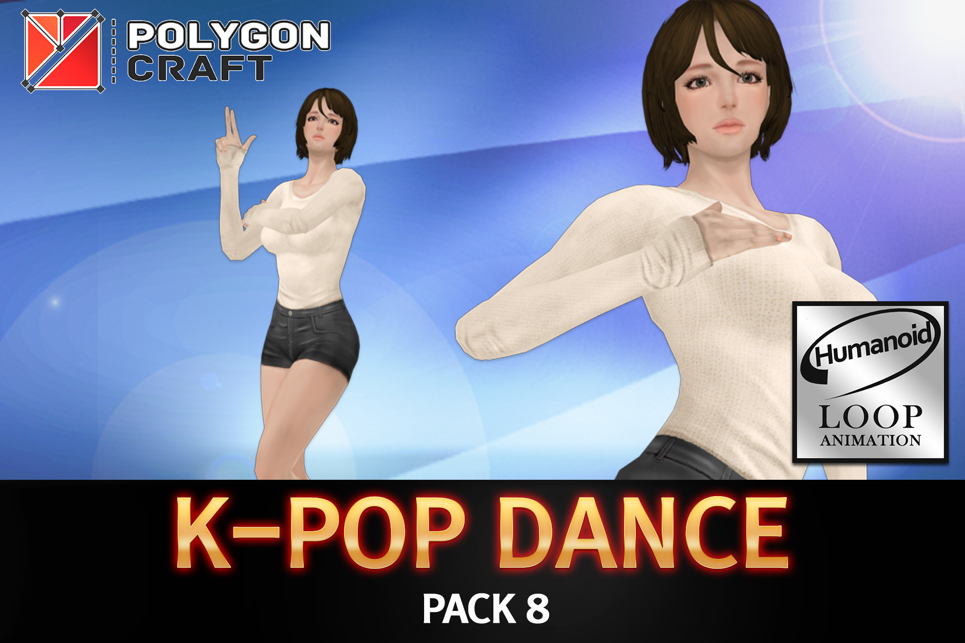 K-POP Dance Pack 8 | 3D Animations | Unity Asset Store