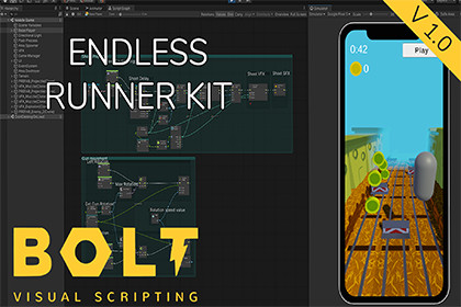 Endless Runner BOLT KIT | Unity AssetStore Price down information