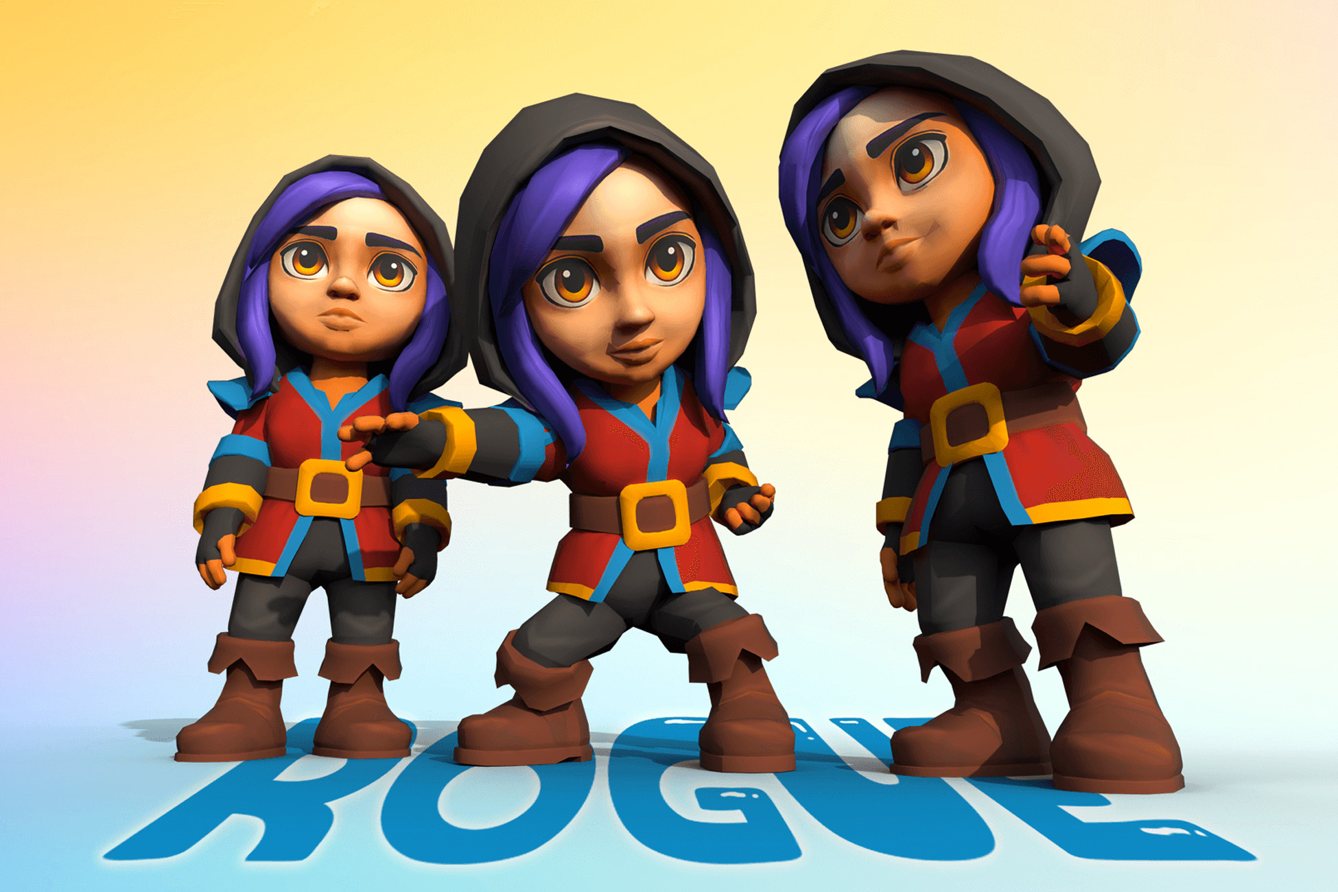 Rogue Animated Character | Characters | Unity Asset Store