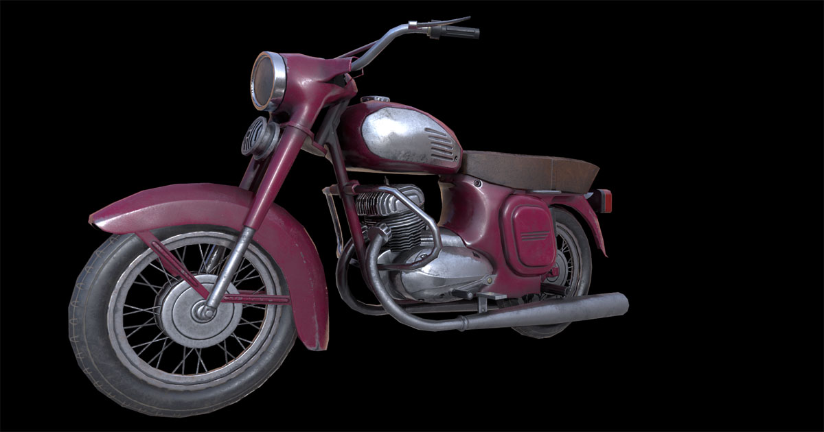 PBR Soviet bike | 3D 交通工具 | Unity Asset Store