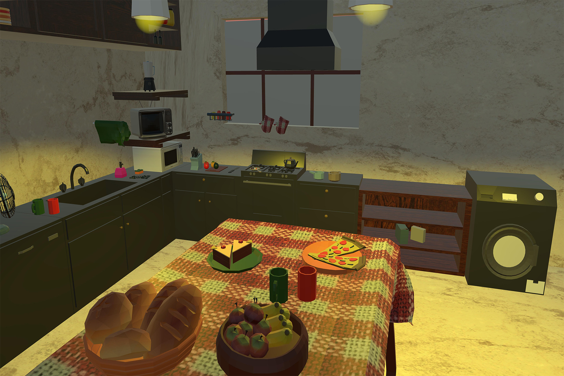 Kitchen furniture - Low-poly | 3D Environments | Unity Asset Store