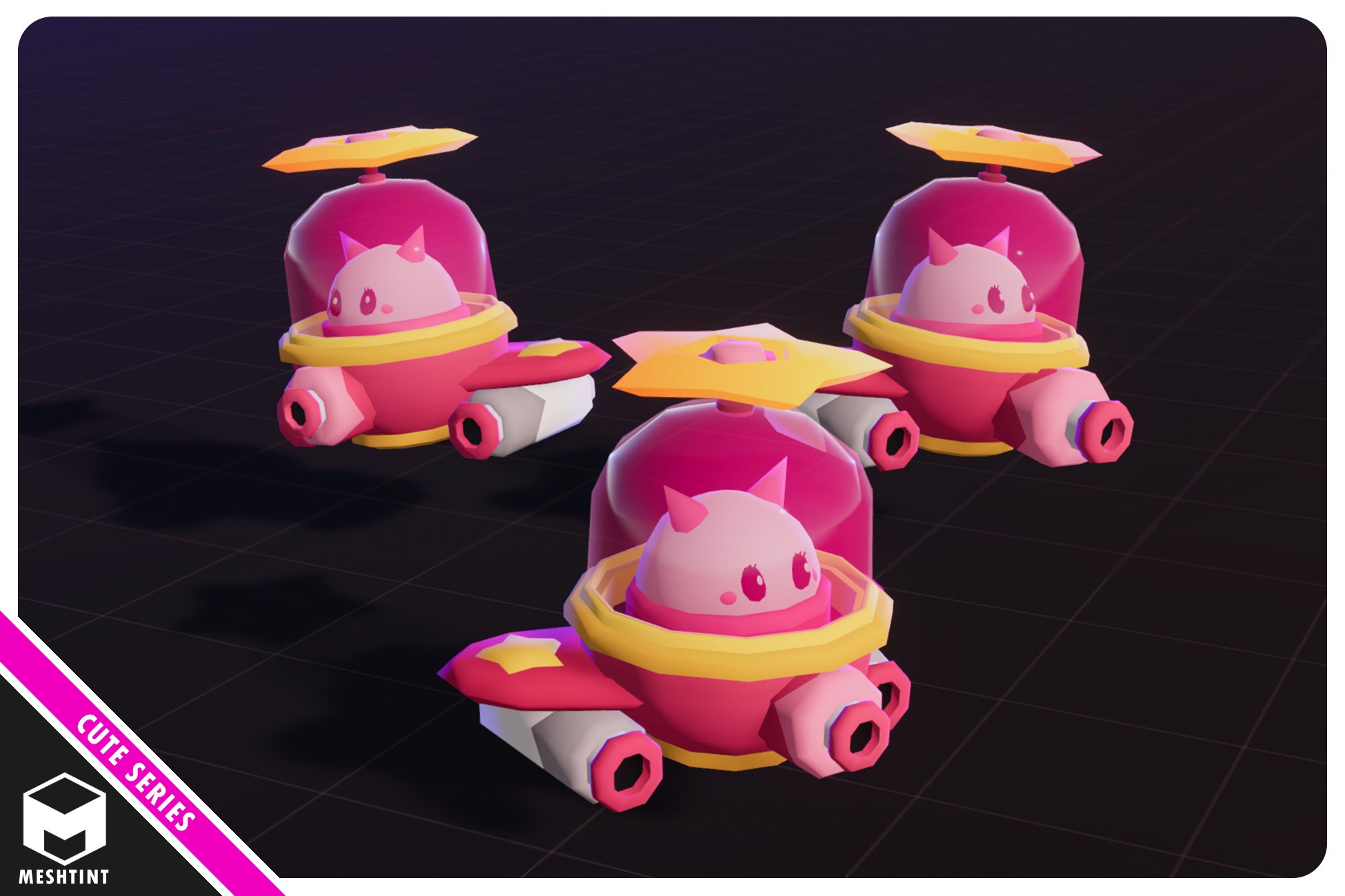 Alien Starry Cute Series | 3D Robots | Unity Asset Store