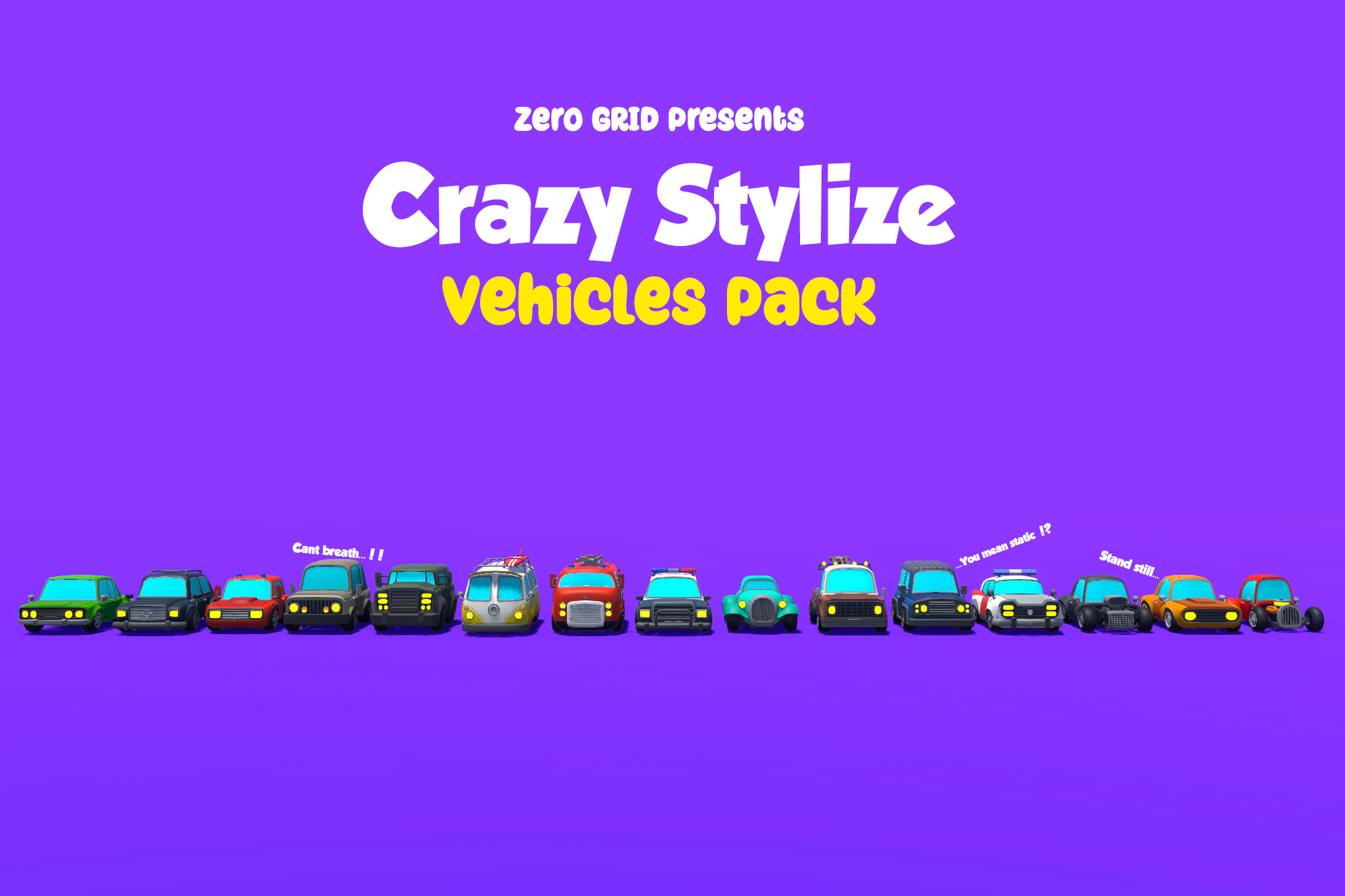 Cars Pack - Low Poly | 3D Land | Unity Asset Store