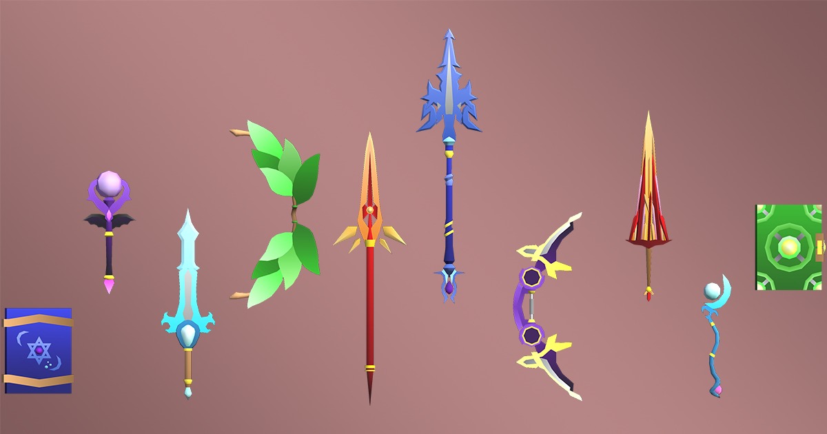 Mega Pack Weapon 01 | 3D Weapons | Unity Asset Store