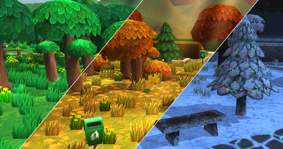 Cartoon Park Constructor | 3D Landscapes | Unity Asset Store