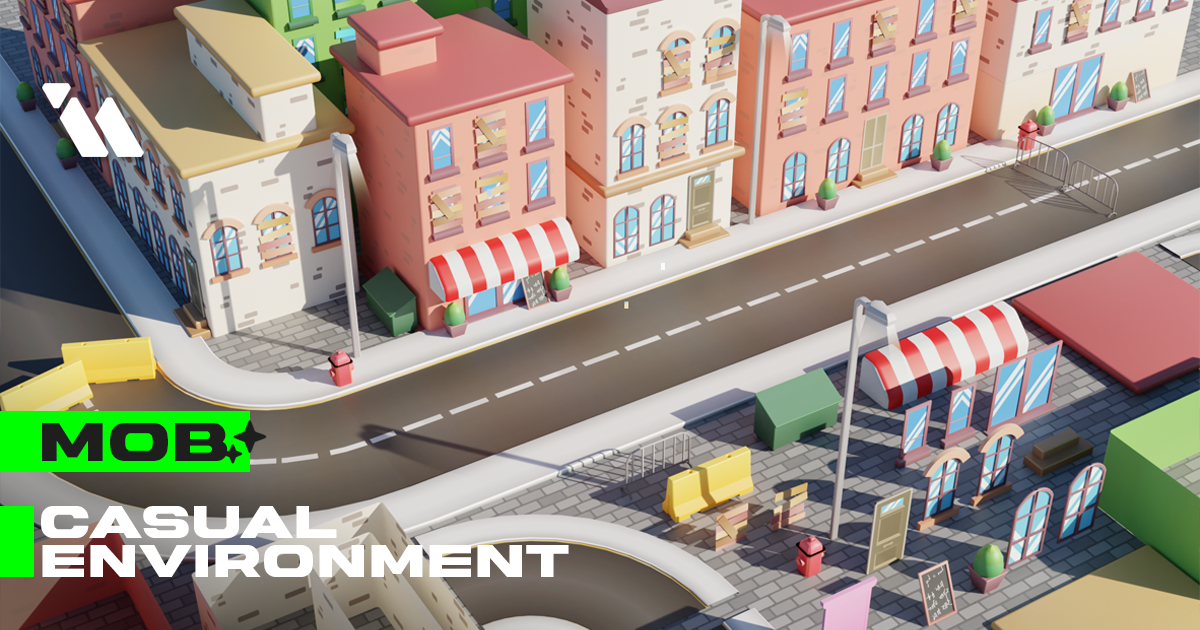 Modular Casual Environments | 3D Urban | Unity Asset Store