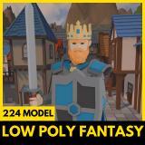 LOW POLY Fantasy Kingdom Pack