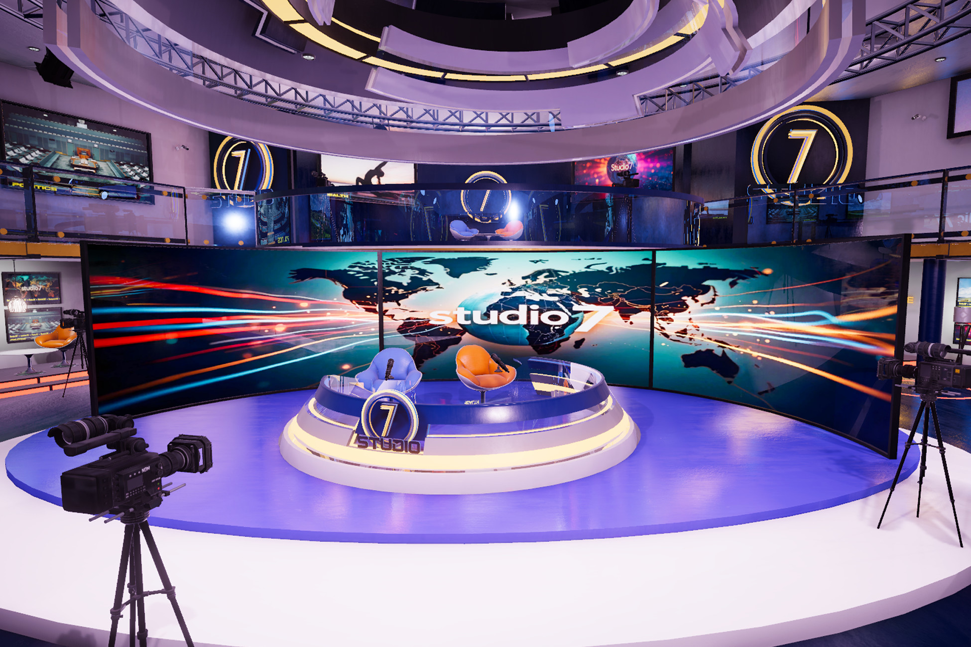 Studio 7 (URP) | 3D Interior | Unity Asset Store