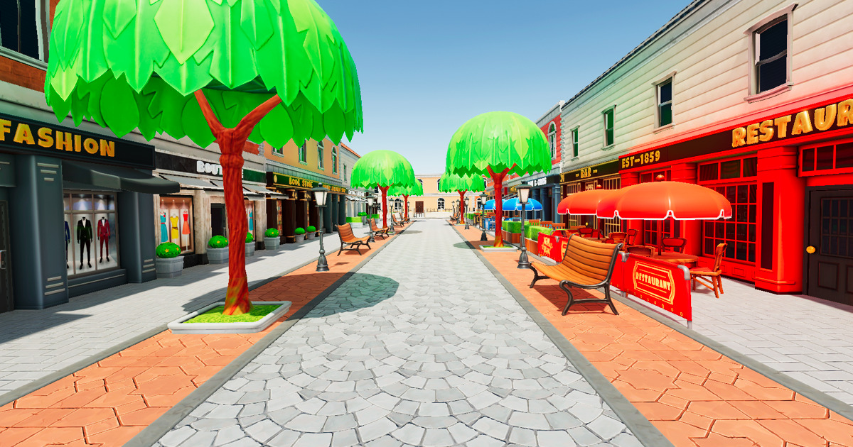 Stylized Street | 3D Fantasy | Unity Asset Store