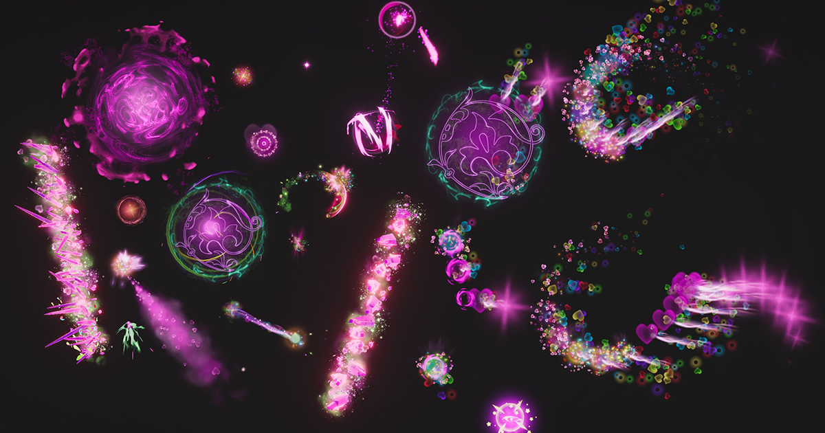 Stylized Fairy RPG Spell Pack (47 VFX) | 呪文 | Unity Asset Store