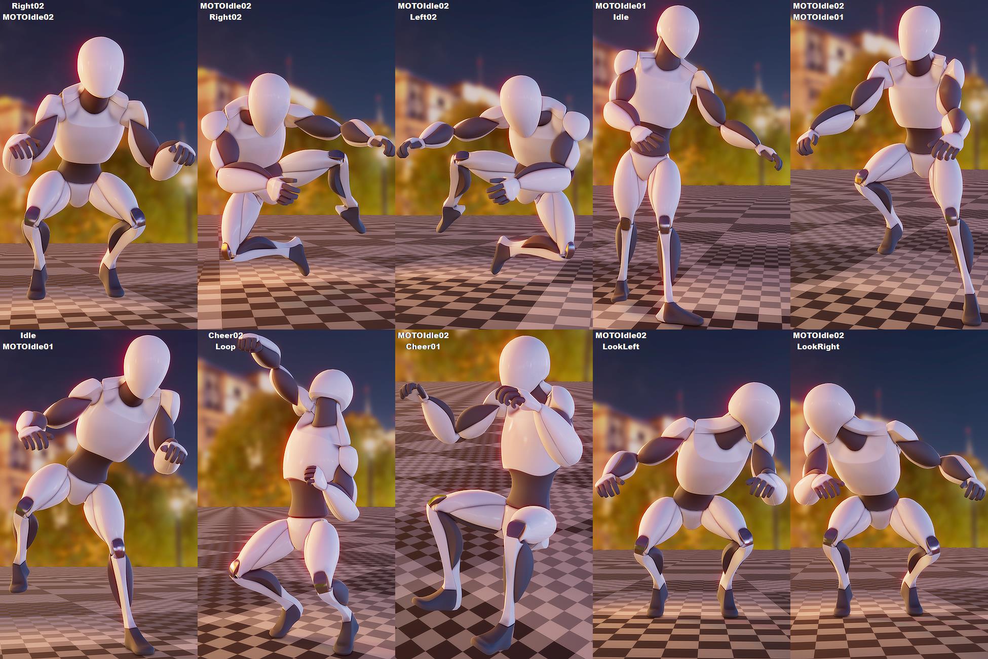 MOTO Basic animation package | 3D Animations | Unity Asset Store