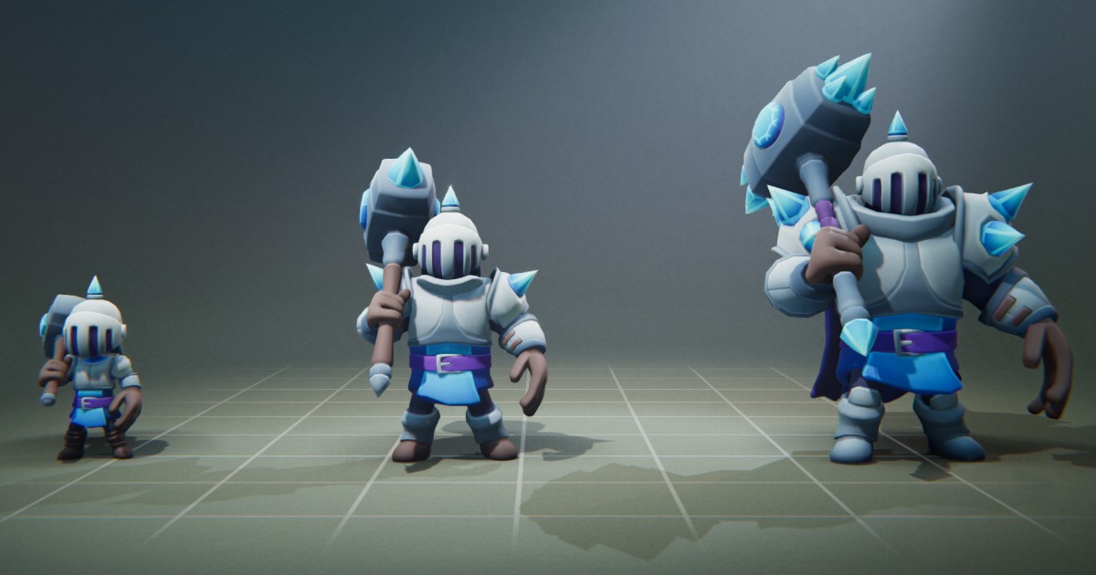 Ice Knight Family - Character + Animations | 3D Creatures | Unity Asset ...