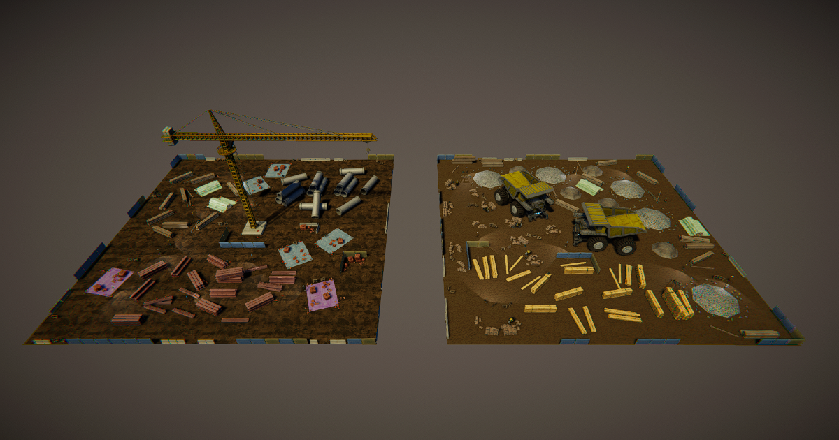 Realistic Modern Construction Site Asset Package | 3D 環境 | Unity Asset ...