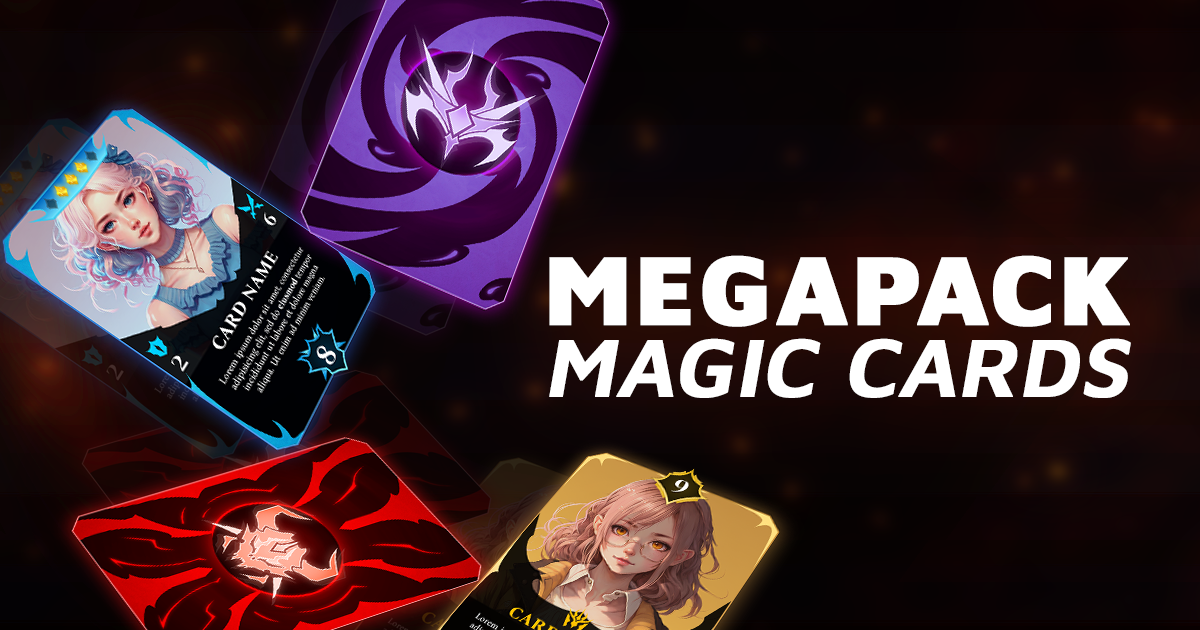 Megapack - Magic Cards | GUI Tools | Unity Asset Store