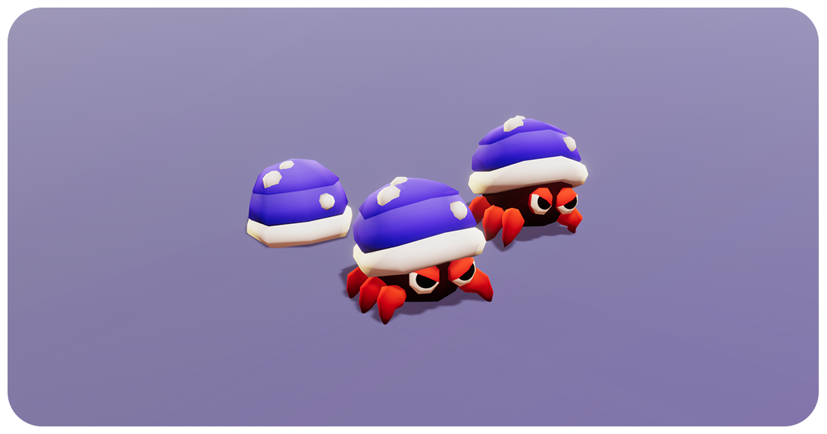 Shell Cute Series | 3D Creatures | Unity Asset Store