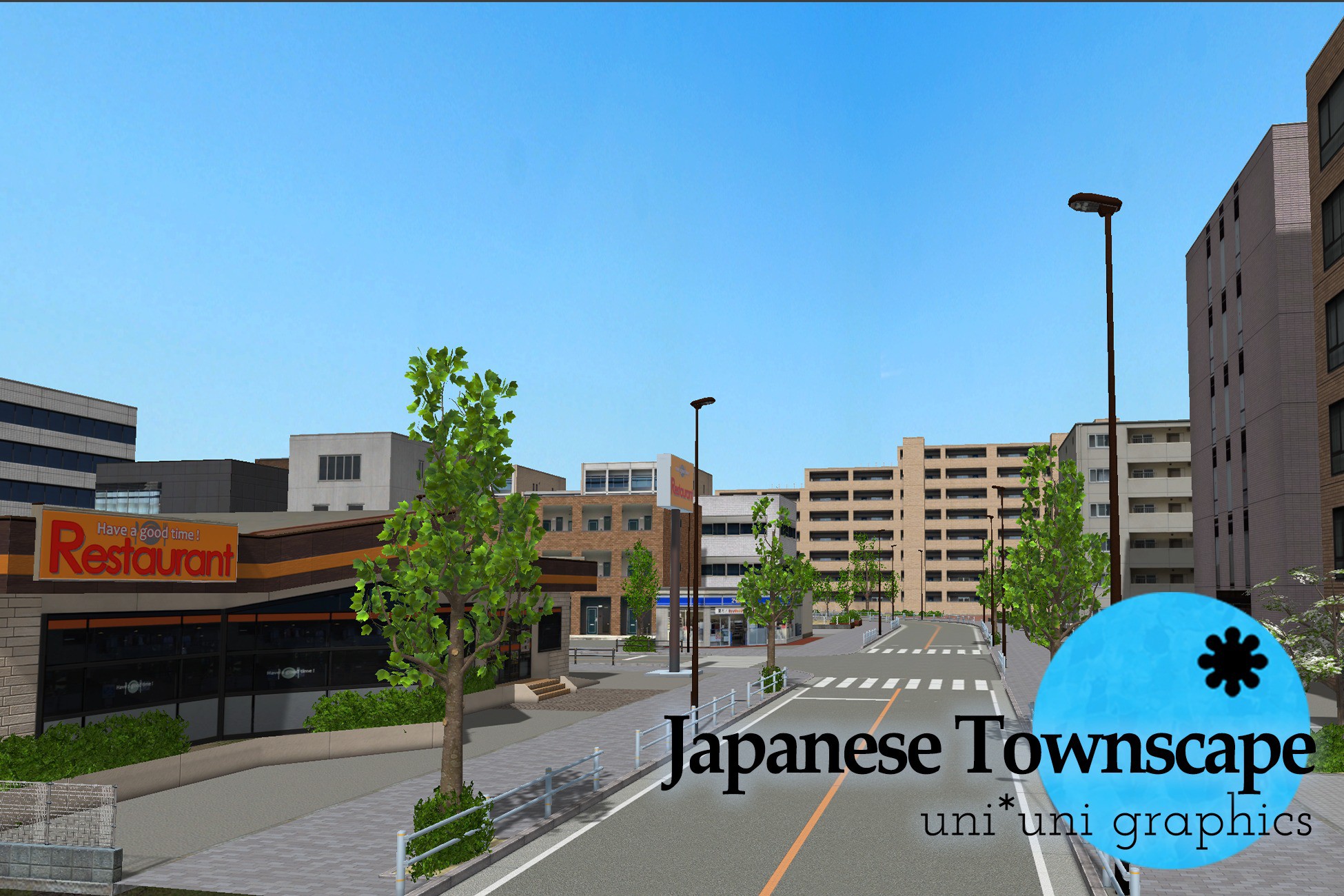 Japanese Townscape | 3D Urban | Unity Asset Store