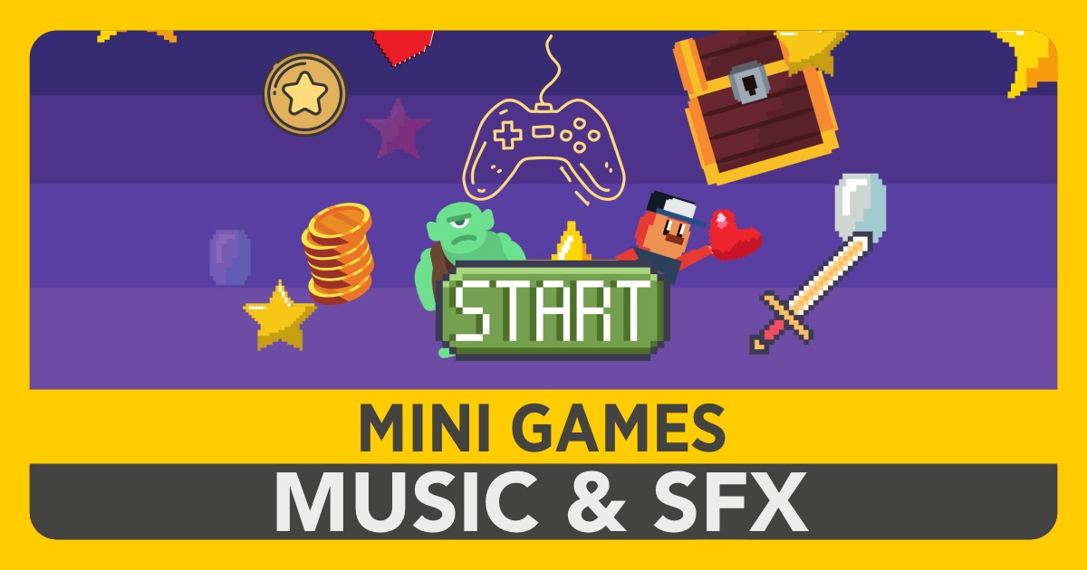 Mini Games Sound Effects and Music Pack | Audio Sound FX | Unity Asset ...