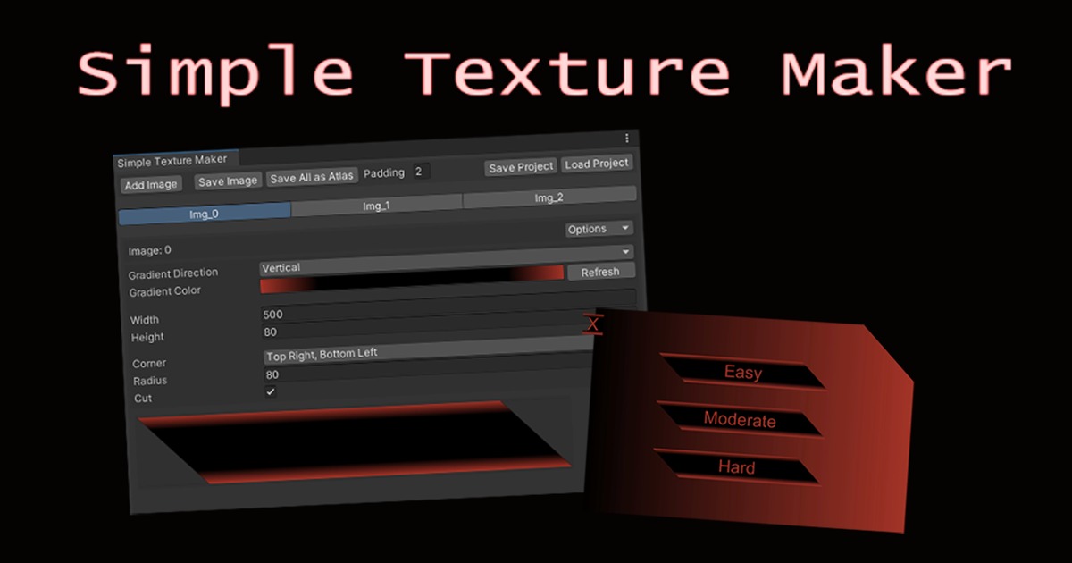 Simple Texture Maker | GUI Tools | Unity Asset Store