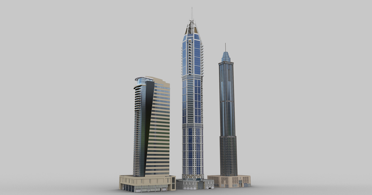 Modern Building Pack6 | 3D Urban | Unity Asset Store