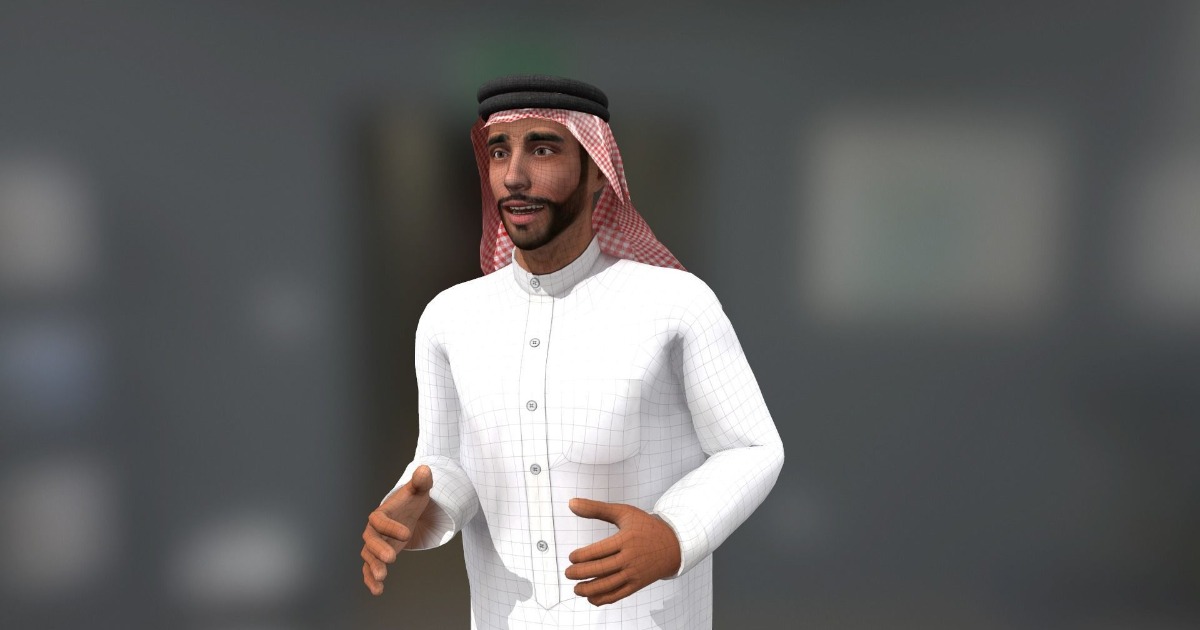 Animated Arab Male with Blendshapes | 3D Humanoids | Unity Asset Store