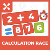 Calculation Race Game Template