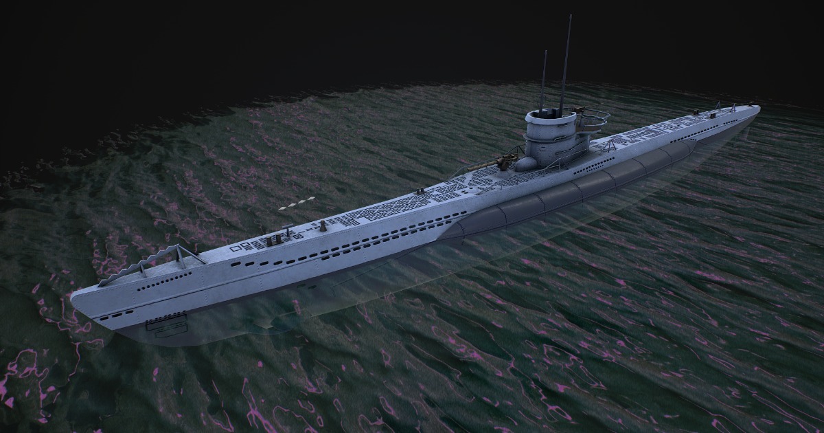 U Boat | 3D Sea | Unity Asset Store