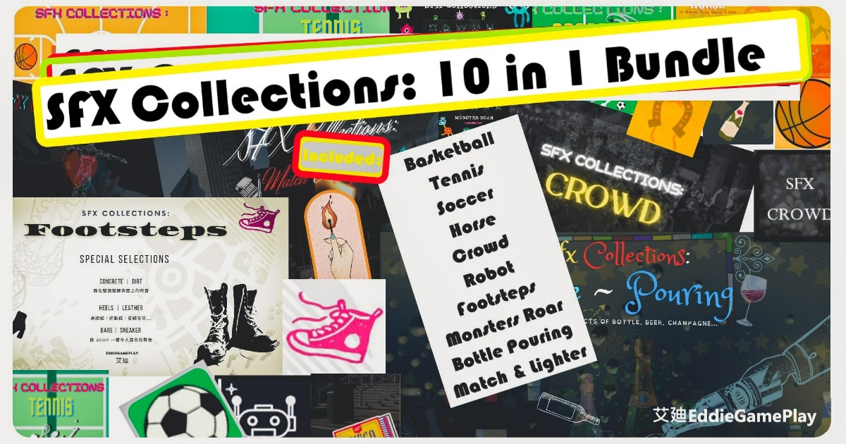 SFX Collections: 10 in 1 Bundle | Audio Sound FX | Unity Asset Store