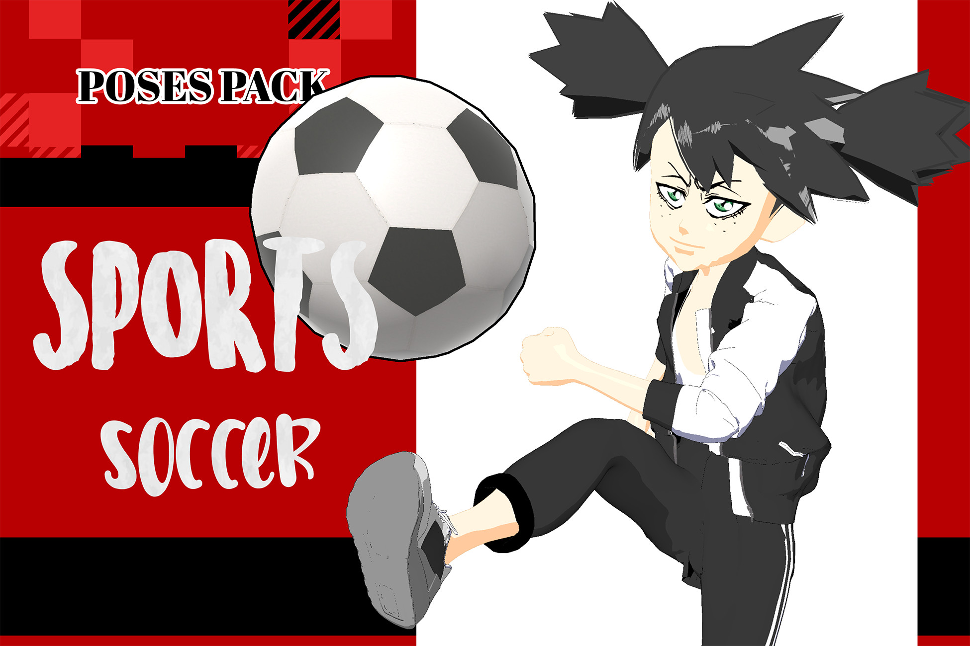 Poses Pack: Sports. Soccer | 3D Animations | Unity Asset Store