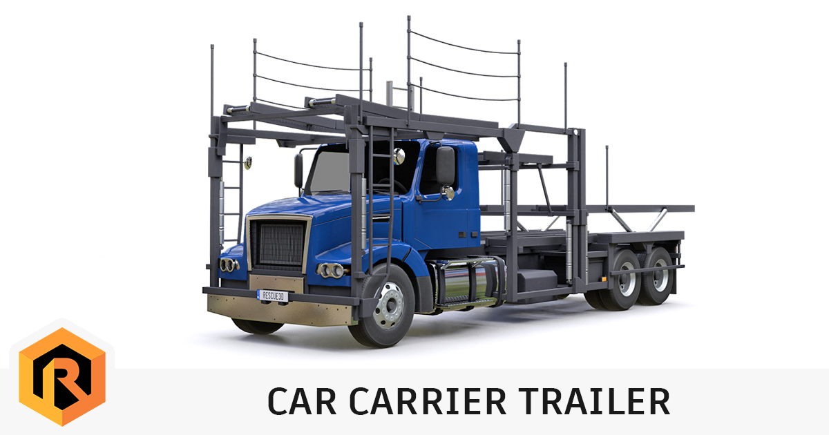 Car Carrier Trailer | 3D Vehicles | Unity Asset Store