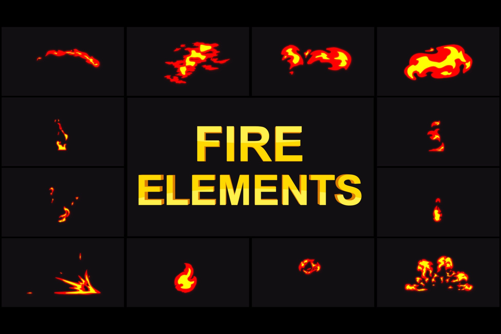 2D Fire Elements Pack | VFX | Unity Asset Store