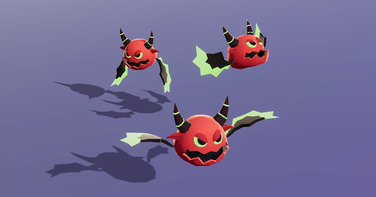Devil Bat Cute Series | 3D 생물 | Unity Asset Store