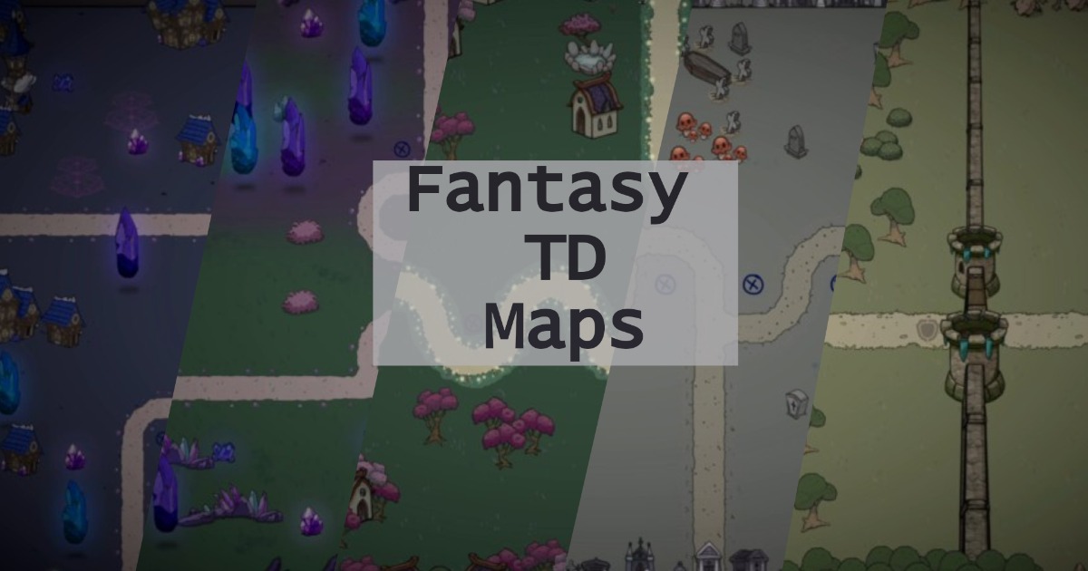 Fantasy TD Maps | 2D Environments | Unity Asset Store