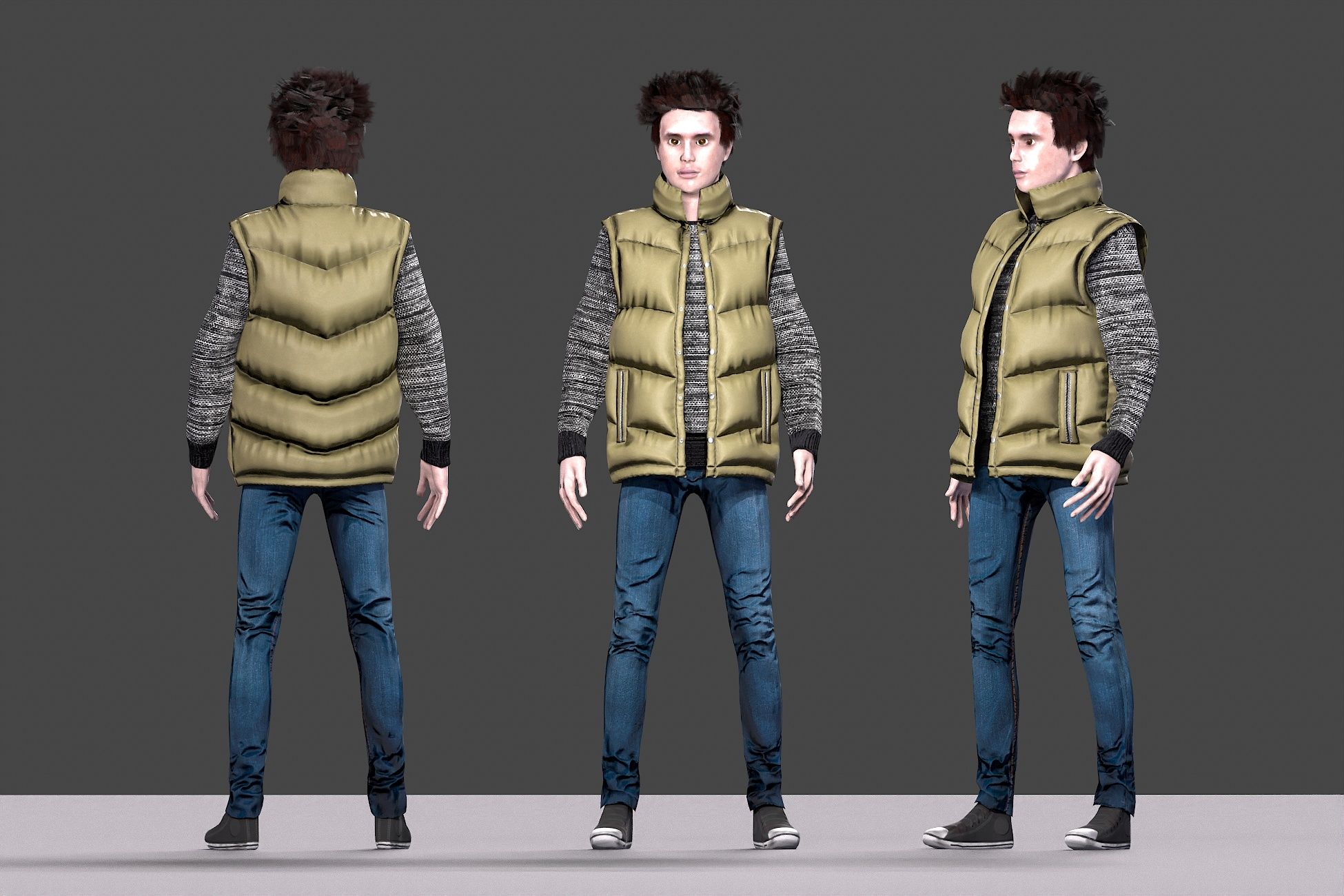 Young man in casual wear | Characters | Unity Asset Store
