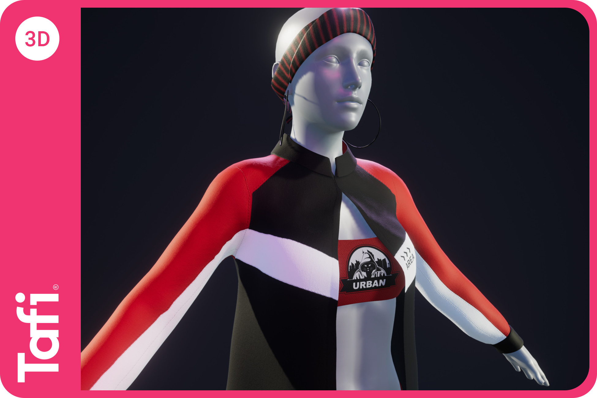 Street Smarts Girl Female from Tafi | 3D Clothing | Unity Asset Store