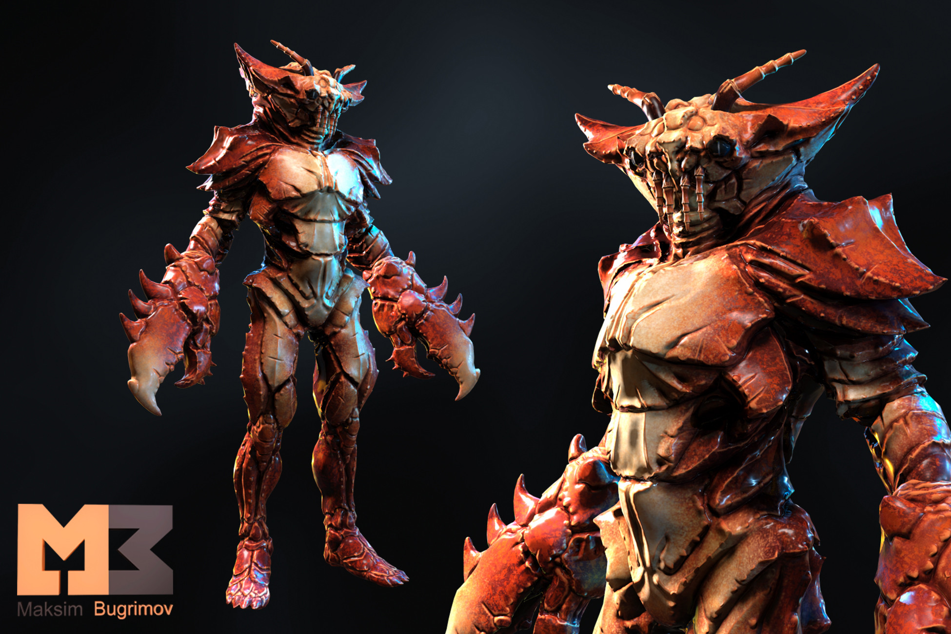 Monster Underwater 05 | 3D 생물 | Unity Asset Store