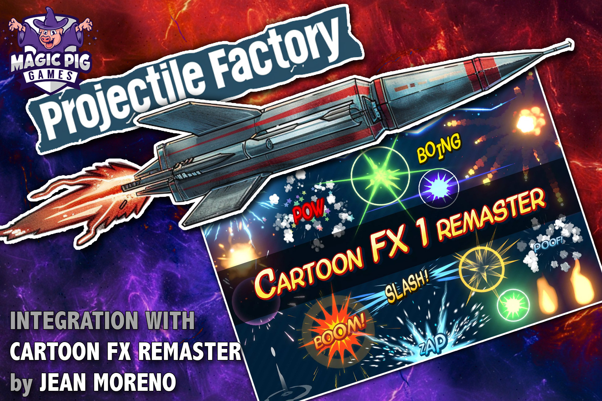 Projectile Factory for Cartoon FX Remaster by Jean Moreno | Spells | Unity Asset Store